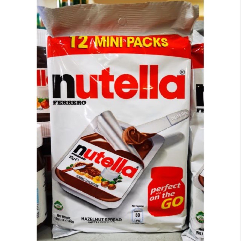 Nutella Coppetta Hazelnut Spread Mini Packs 15g | Shopee Malaysia