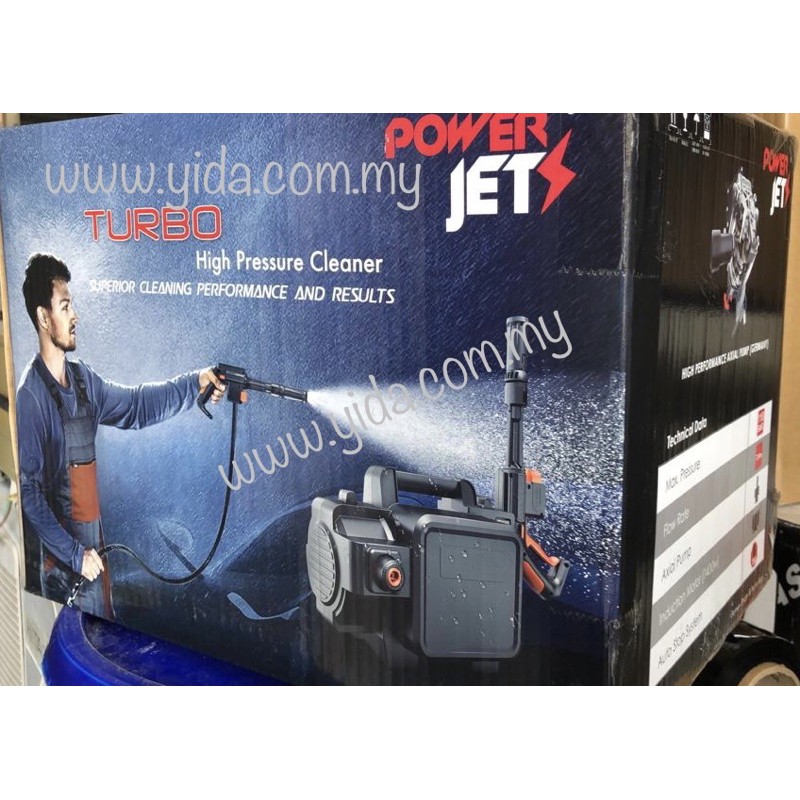 POWER JET Turbo High Pressure Cleaner Washer Waterjet 110 Bar 1.9hp ...