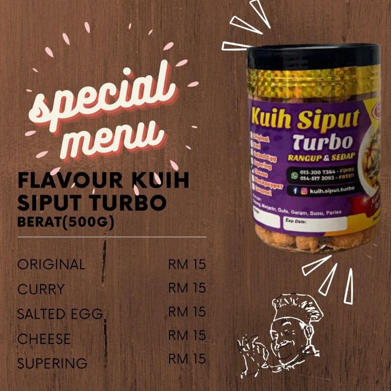 KUIH SIPUT TURBO HOMEMADE | Shopee Malaysia