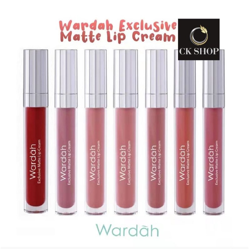 Wardah Exclusive Matte Lip Cream 4g | Shopee Malaysia