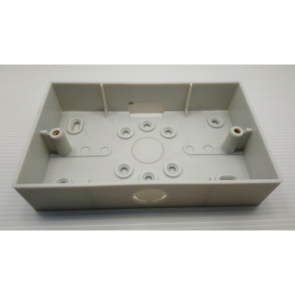 3 X 6 PVC W/NUT BOX (WHITE) | Shopee Malaysia