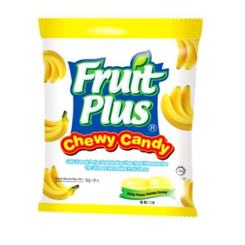 Fruit Plus Chewy Candy (Banana Flavour) | Shopee Malaysia