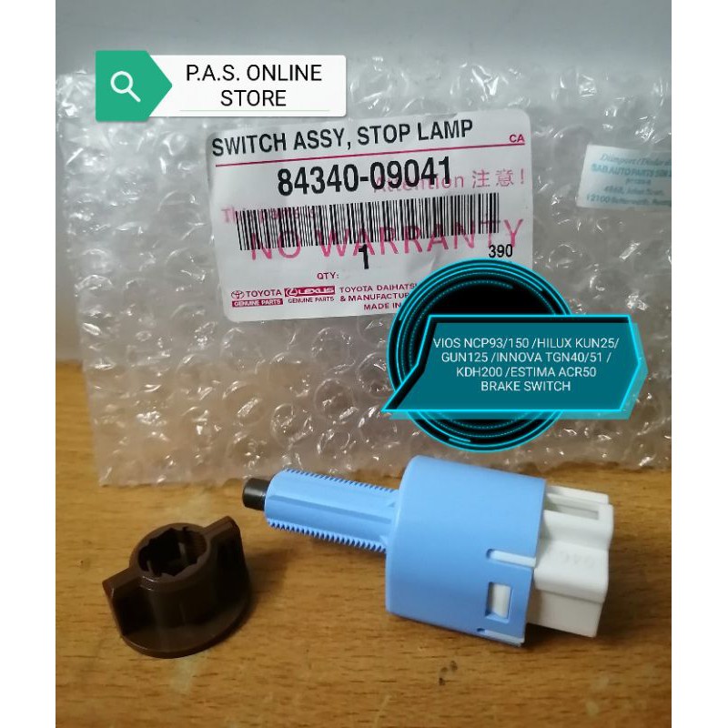 ORIGINAL TOYOTA VIOS NCP93/150 BRAKE SWITCH | Shopee Malaysia