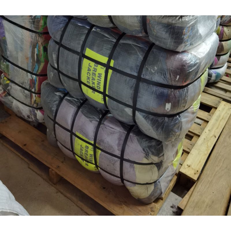 BALE / GUNI / BUNDLE WINDBREAKER JACKET 45KG | Shopee Malaysia