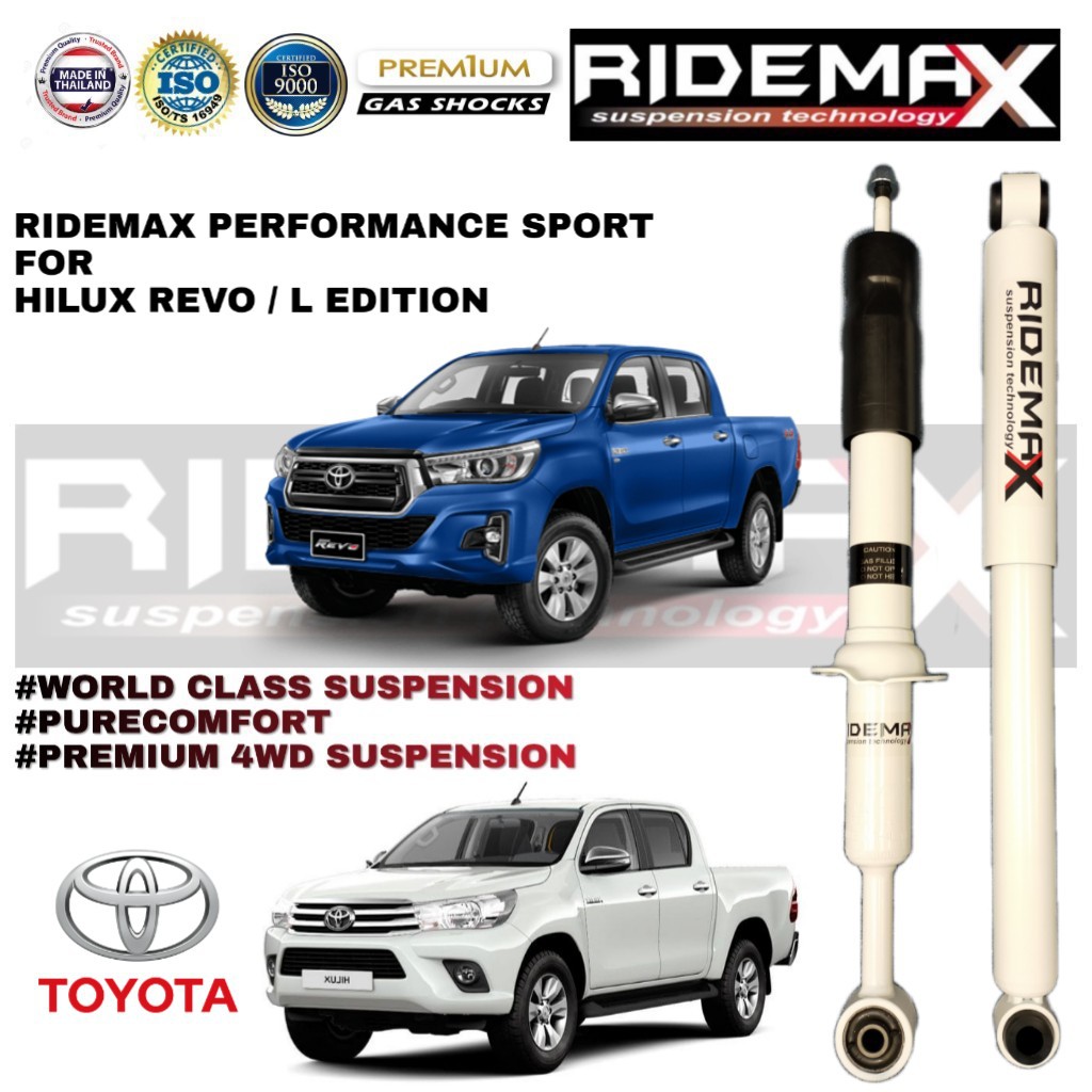 TOYOTA HILUX REVO / L EDITION / RIDEMAX GAS SHOCK | Shopee Malaysia