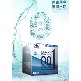 OLO 001 Condom Classic Ultra Thin Anatomic Long Lasting Dotted Hyaluronic Acid 10pcs/Box Kondom ...