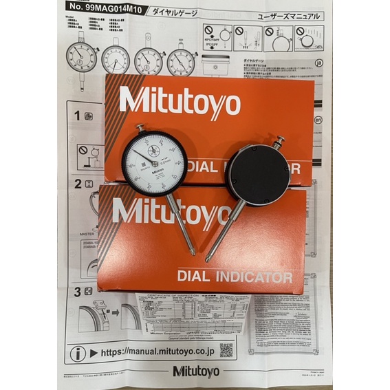 100% Original Japan Mitutoyo 2052A Long Stroke Dial Indicator Meter 0 ...