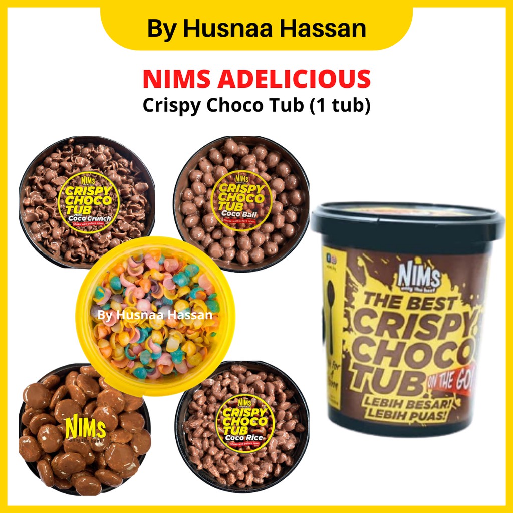 NIMS ADELICIOUS Crispy Choco Tub On The Go Coco Rice Mini Coco Crunch ...