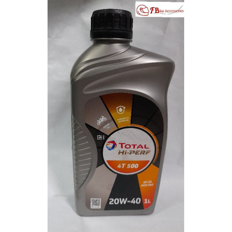 TOTAL HIPERF 20W40 4T OIL MINYAK ENJIN TOTAL 4T-500 MCO | Shopee Malaysia