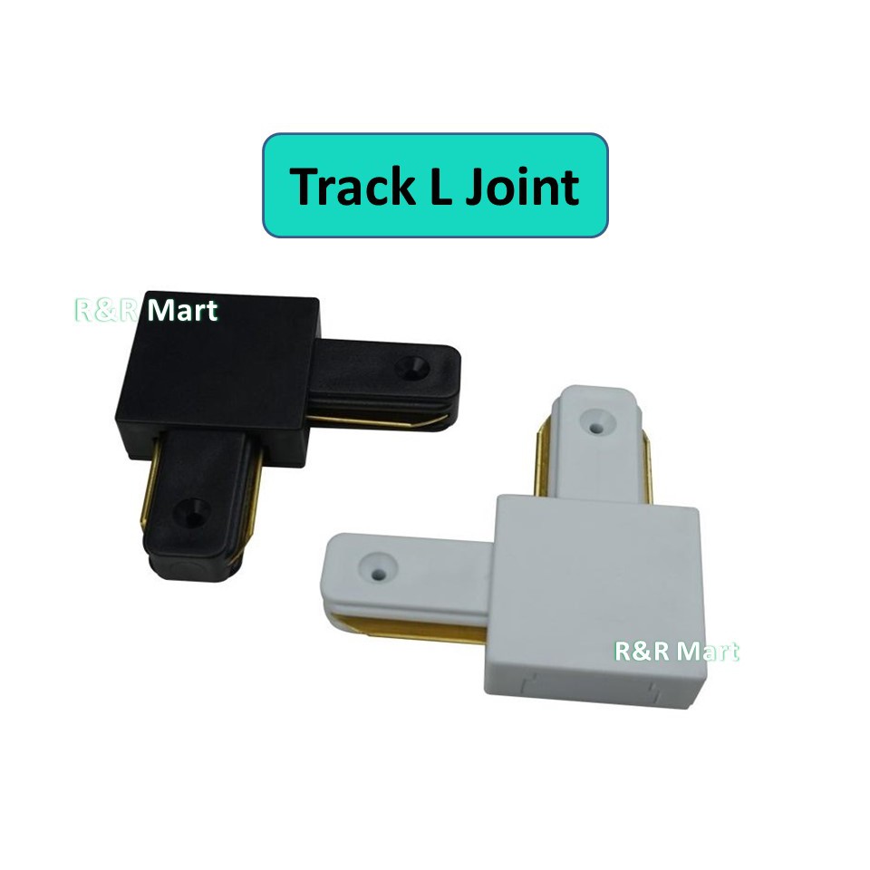 Track Light Bar L Joint/ Straight Joint ( Black/White ) | Shopee Malaysia