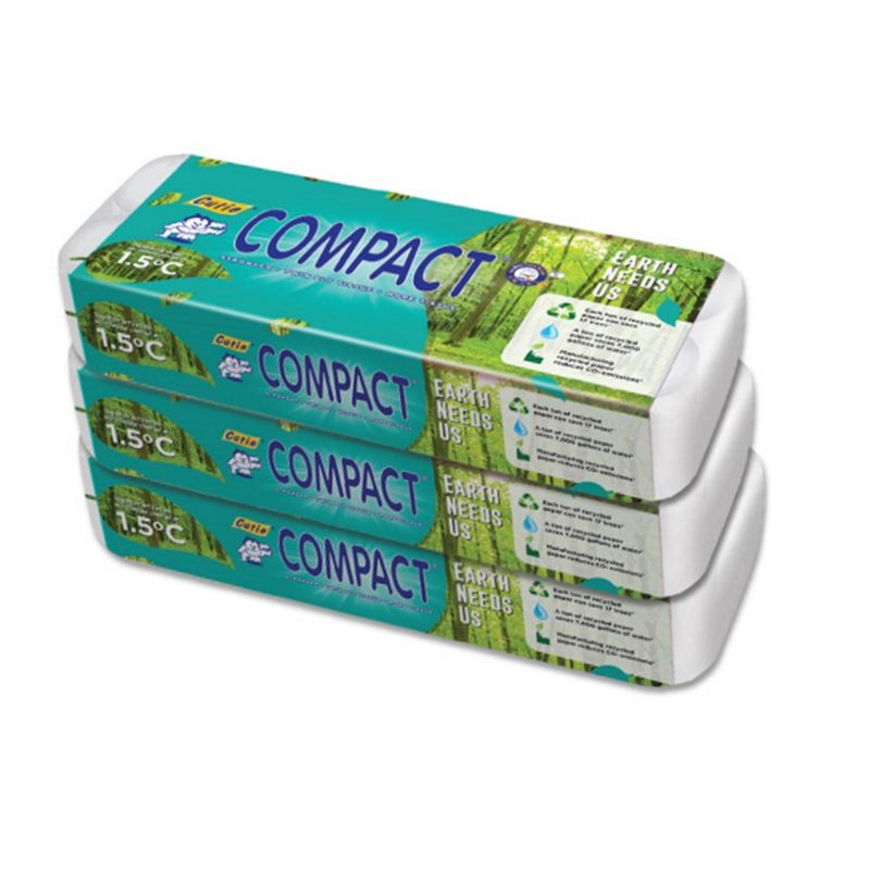 Cutie Compact Toilet Rolls 3 x 10 rolls 2ply | Shopee Malaysia