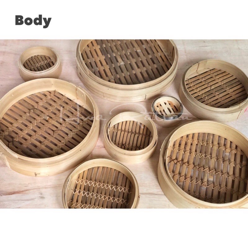 Bamboo steamer / Pau steamer 12” 14” 16” / Pengukus pau, roti kukus ...