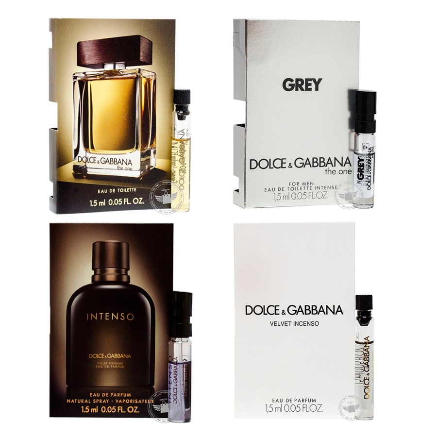 Assorted DOLCE & GABBANA (D&G) Perfume Vials For Men (Pilihan untuk ...
