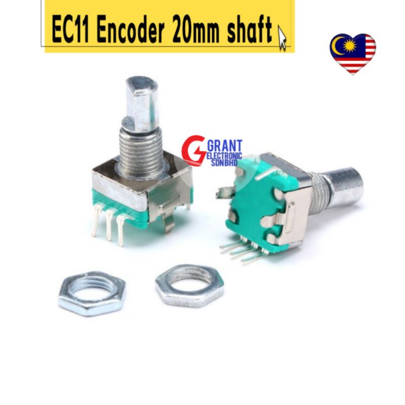Ec11 Rotary Encoder Switch Digital Potentiometers 20mm 15mm | Shopee ...