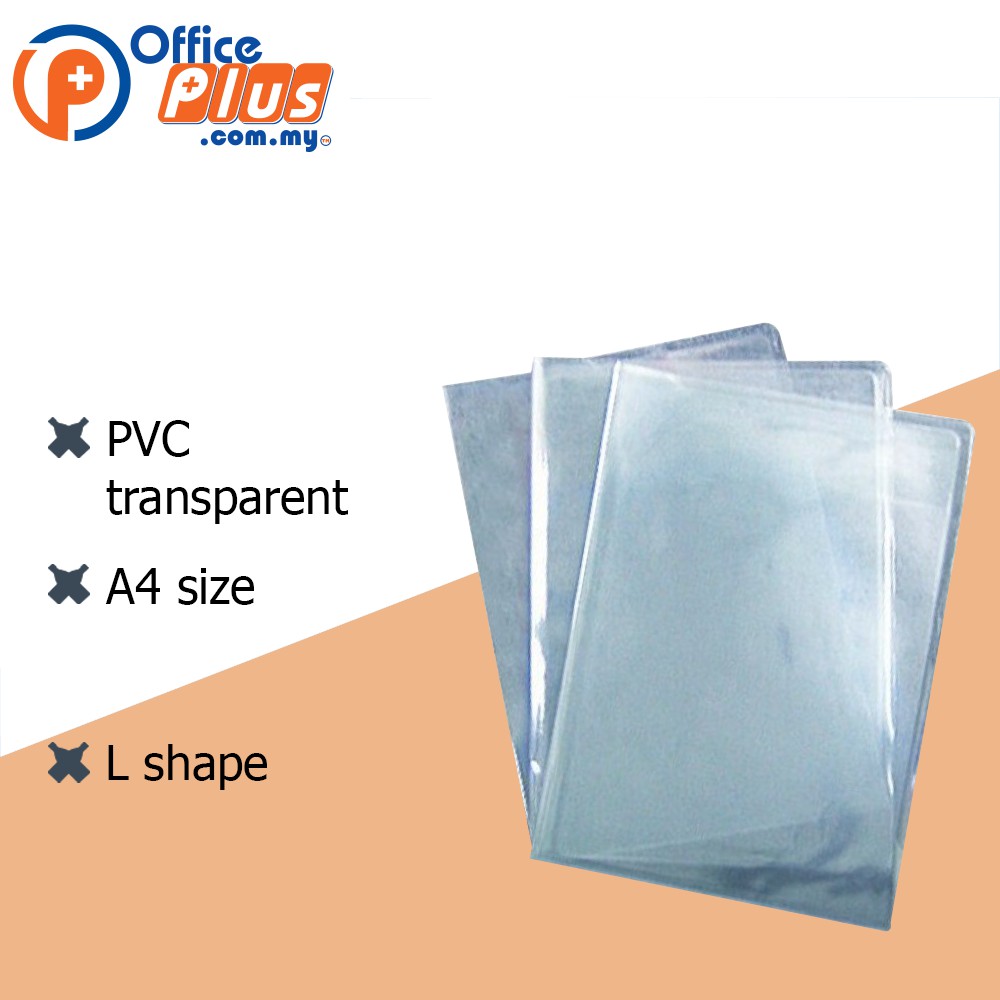 OP A4 L-SHAPE PVC TRANSPARENT FILE 24PCS | Shopee Malaysia