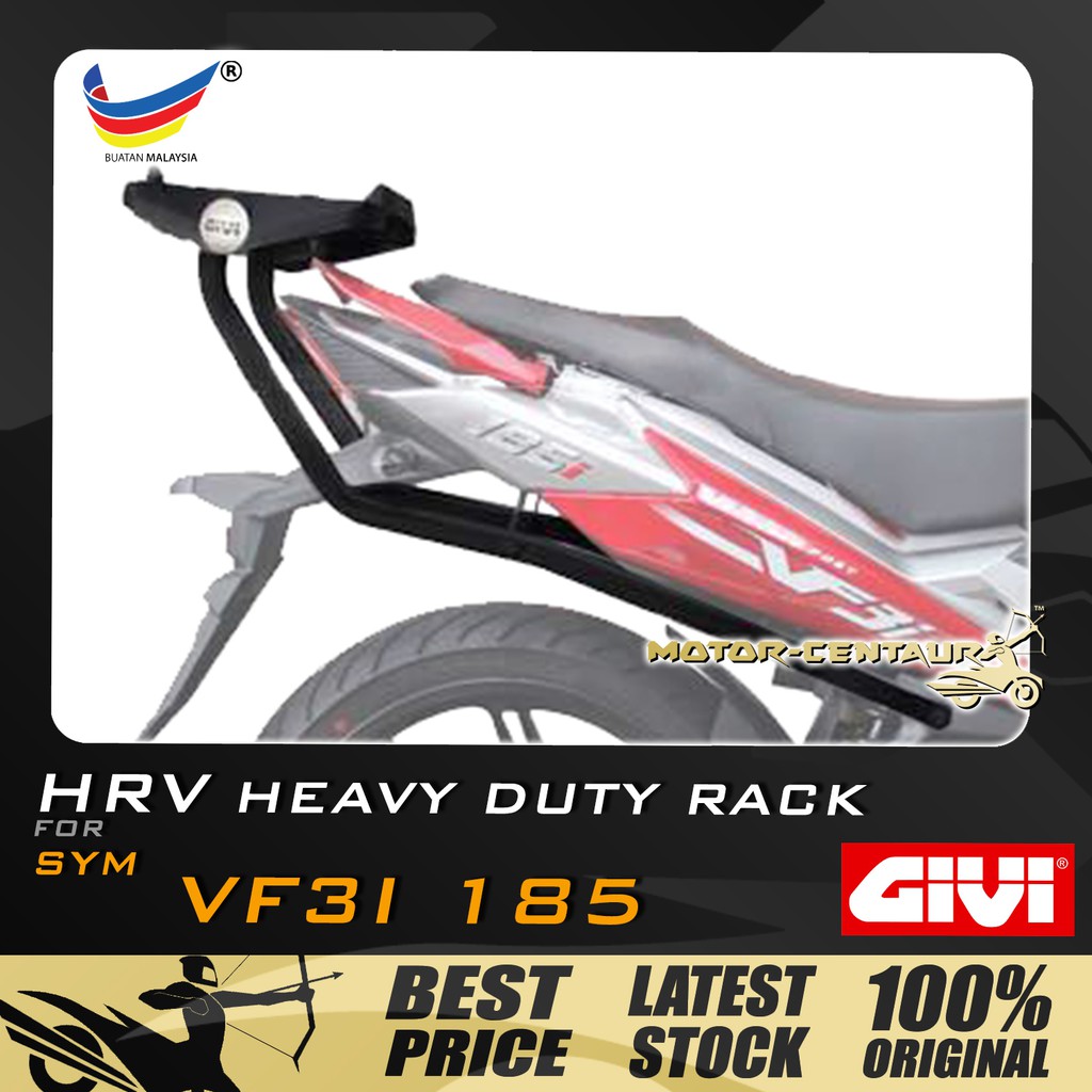 Monorack j givi heavy duty rack hrv sym vf3i 185 | BeeCost