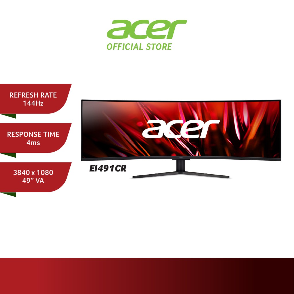 Acer Nitro EI491CR Gaming Monitor (49") | Shopee Malaysia