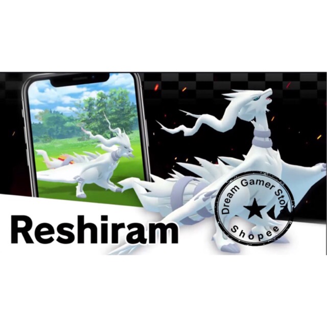 Pokemon Go Raids T5 Shiny Reshiram legendary Shiny 100IV | Shopee Malaysia