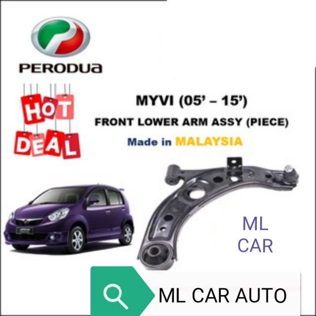 (1 YEARS WARRANTY) PERODUA MYVI FRONT LOWER ARM/ CONTROL ARM ASSY LH ...