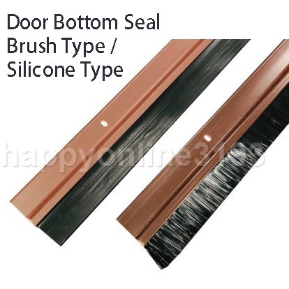 Heavy Duty 1M Door Bottom Seal Brush & PVC Door Seal / Getah & Berus ...