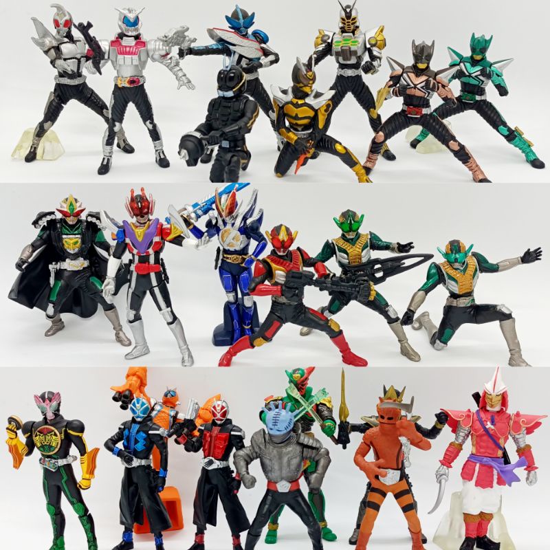HG Gashapon Kamen Rider Kabuto / Den-O / OOO / Wizard / Fourze / Hibiki ...