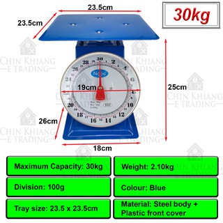 Flat Scale Commercial Mechanical Weighing Scale Analog Scale Timbang ...