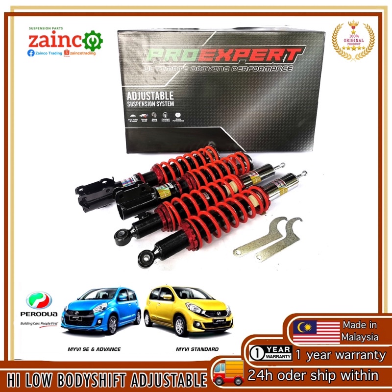 ADJUSTABLE PERODUA MYVI STANDARD AND SE ADVANCE HI LOW BODYSHIFT 💯 ...