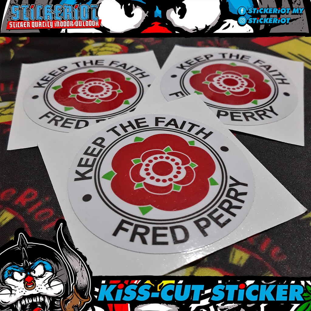 FRED PERRY KTF STICKER (1pc) | Shopee Malaysia