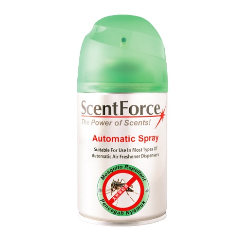 Scent Force Automatic Mosquito Repellent Metered Spray (300ml) | Shopee ...