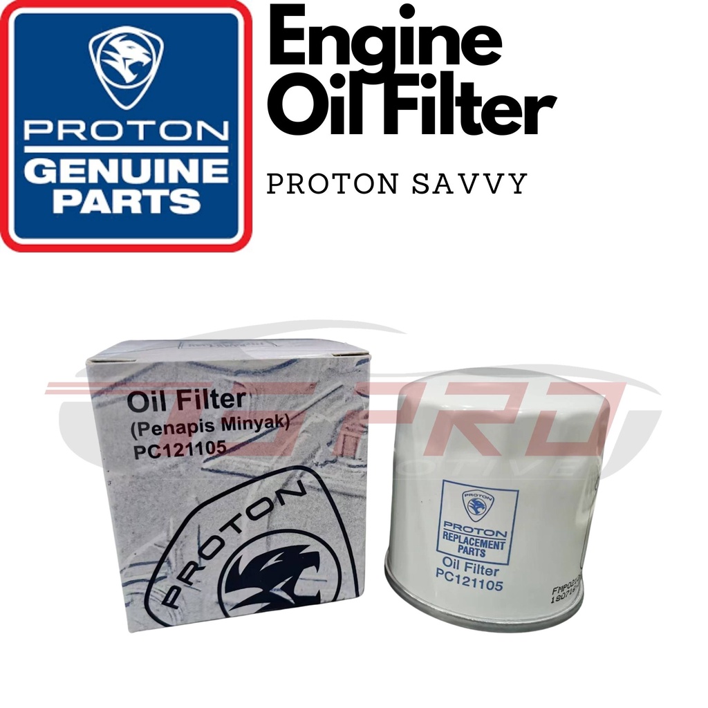 Proton Savvy Genuine Engine Oil Filter Enjin Penapis Minyak PC121105 ...