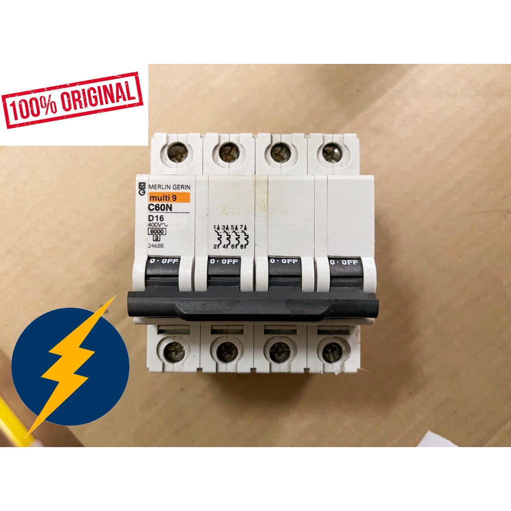 MERLIN GERIN C60N MERLIN GERIN CIRCUIT BREAKER C60N 50A, 47% OFF