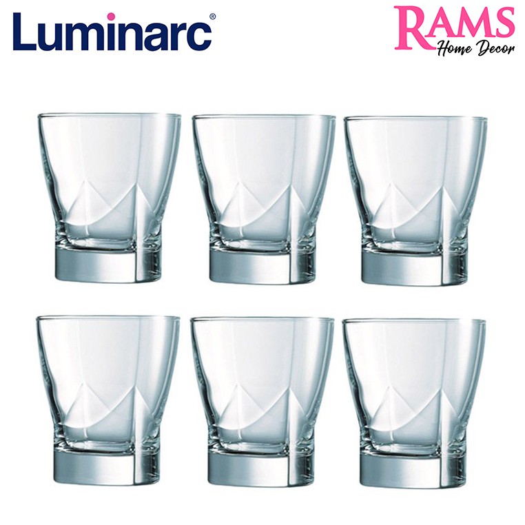 Luminarc 6 Pcs Glass Set 300ml - Structure | Shopee Malaysia