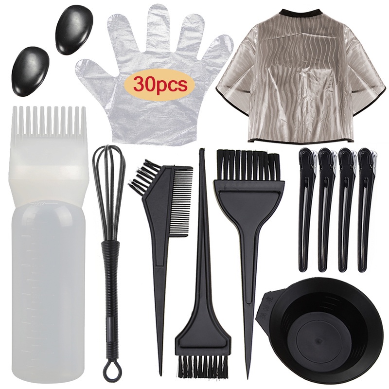 Monja 14pcs/set Home Salon Hair Dyeing Brush Hair Dyeing Cream Bowl ... Monja 14pcs/set Home Salon Hair Dyeing Brush Hair Dyeing Cream Bowl ...