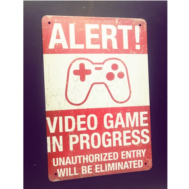 Video Game Alert Signage | Shopee Malaysia