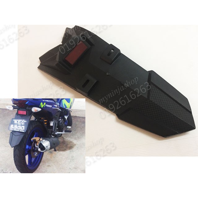 YAMAHA Y15 Y15ZR Rear Fender Ekor MATTE TONATO BLACK | Shopee Malaysia
