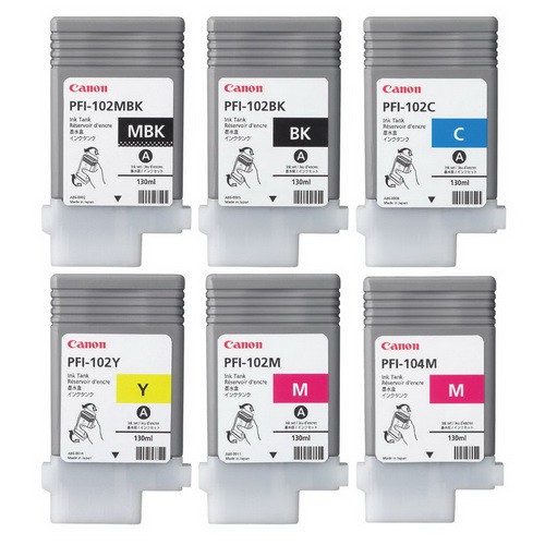 Canon PFI-102 - iPF500, iPF510, iPF600, iPF605, iPF610, iPF650, iPF655, iPF700 iPF710 iPF720 ...