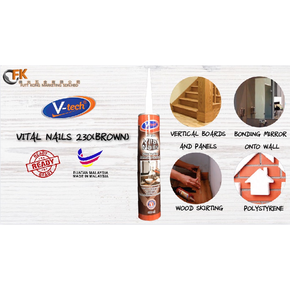 VT-230 300ML Vital Nails Sealant (X-Bond) (Max-Bond) | Shopee Malaysia