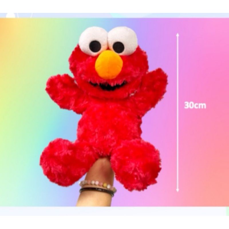 Elmo Hand Puppet Plushy - Sesame Street | Shopee Malaysia