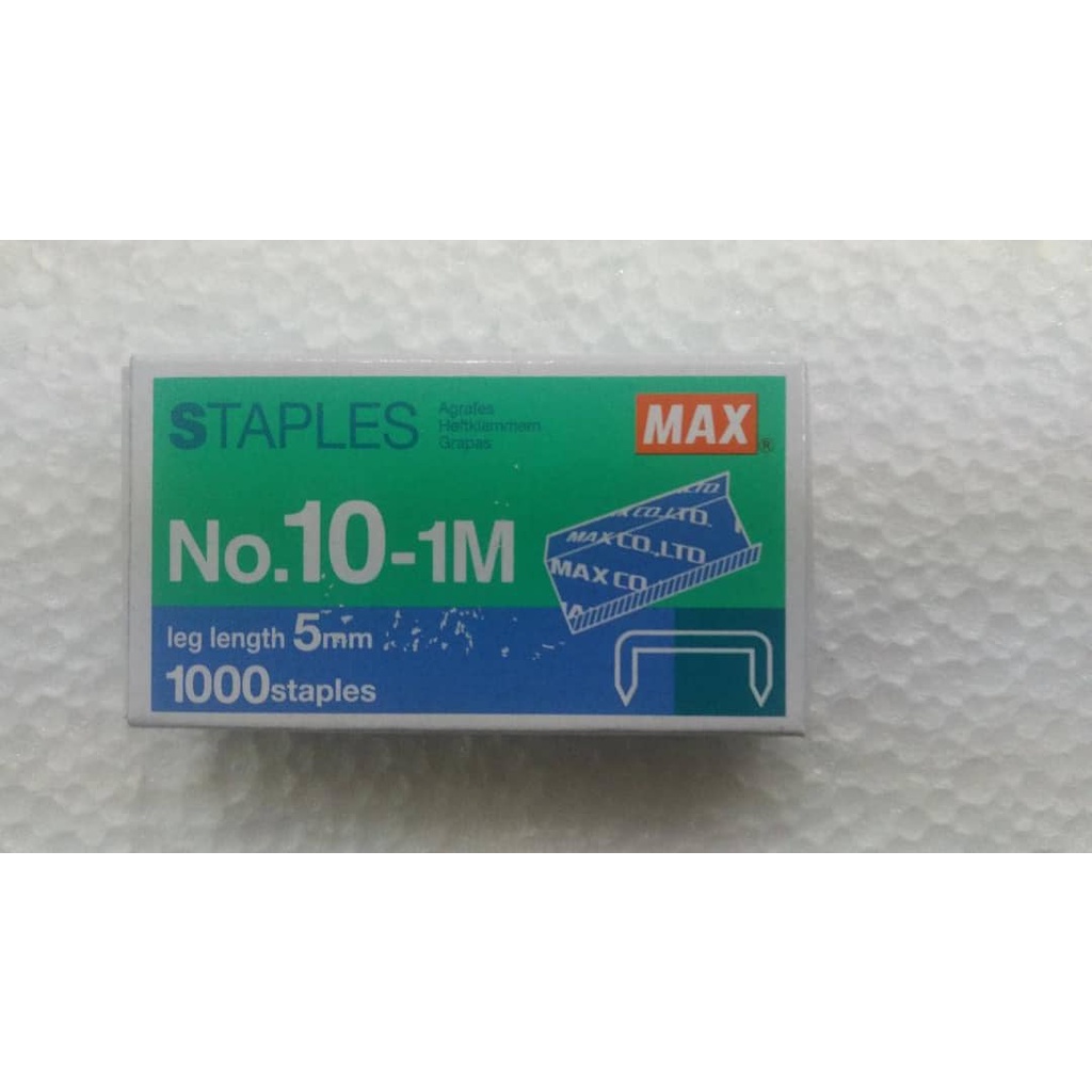MAX STAPLES NO.10 (1000STAPLES) | Shopee Malaysia