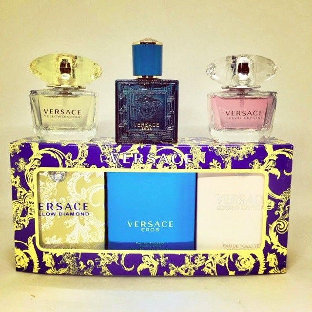 Versace perfume set 3 in 1 eau de parfum 25ml x 3 for women | BeeCost