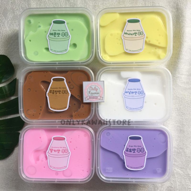 Korean MILK SLIME 200GR | Shopee Malaysia