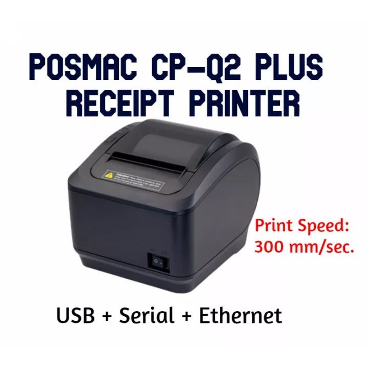 POSMAC CP-Q2 Plus Thermal Receipt Printer 80mm with pending beep sound ...