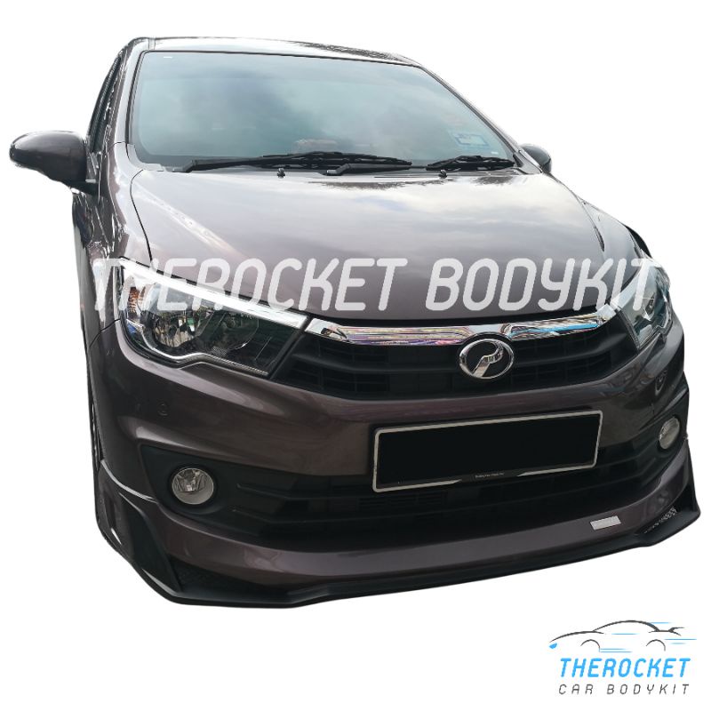 Perodua Bezza 2016-2019 Drive 68 Front Skirt Bodykit Material PU With ...