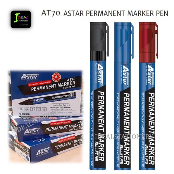 Astar Refillable Permanent Marker AT70 (per pc) | Shopee Malaysia
