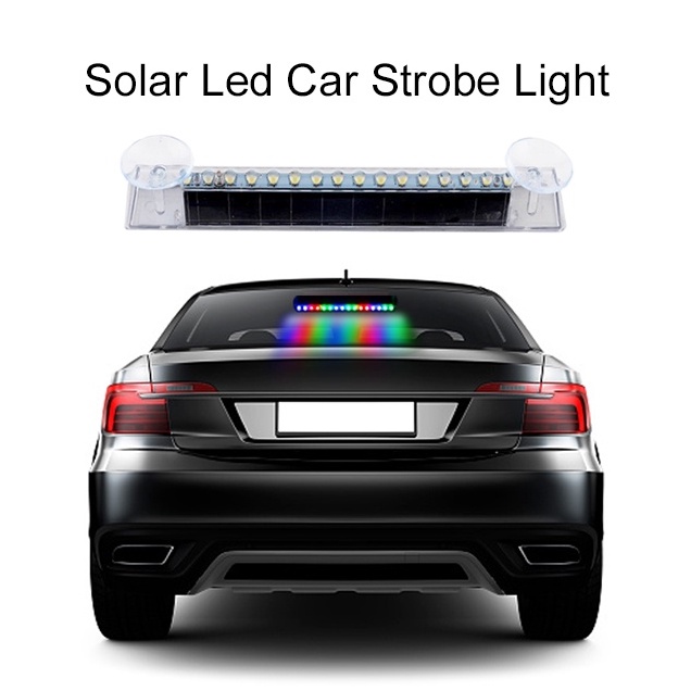 Collab Solar LED External Car Strobe Light Alarm Lights Car Solar ...