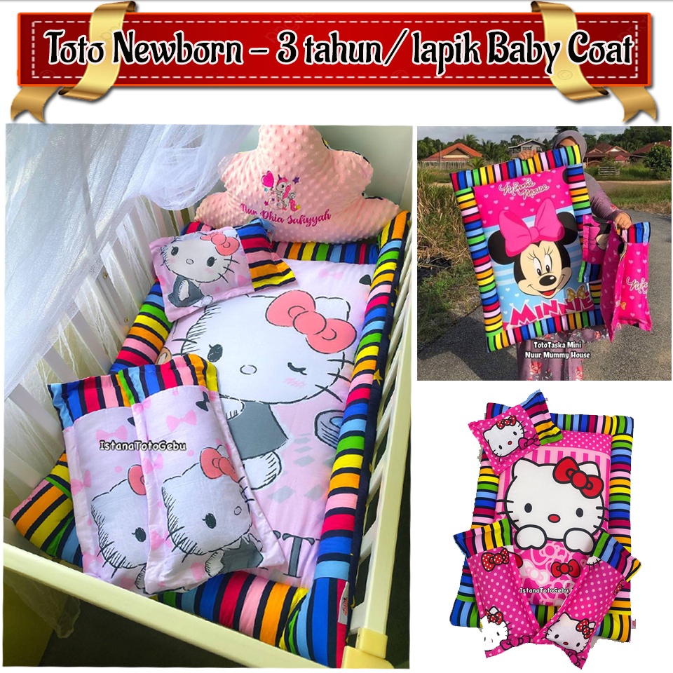 Toto Baby Mini Taska Mudah Urus/Lapik Dalam Baby Cot | Shopee Malaysia