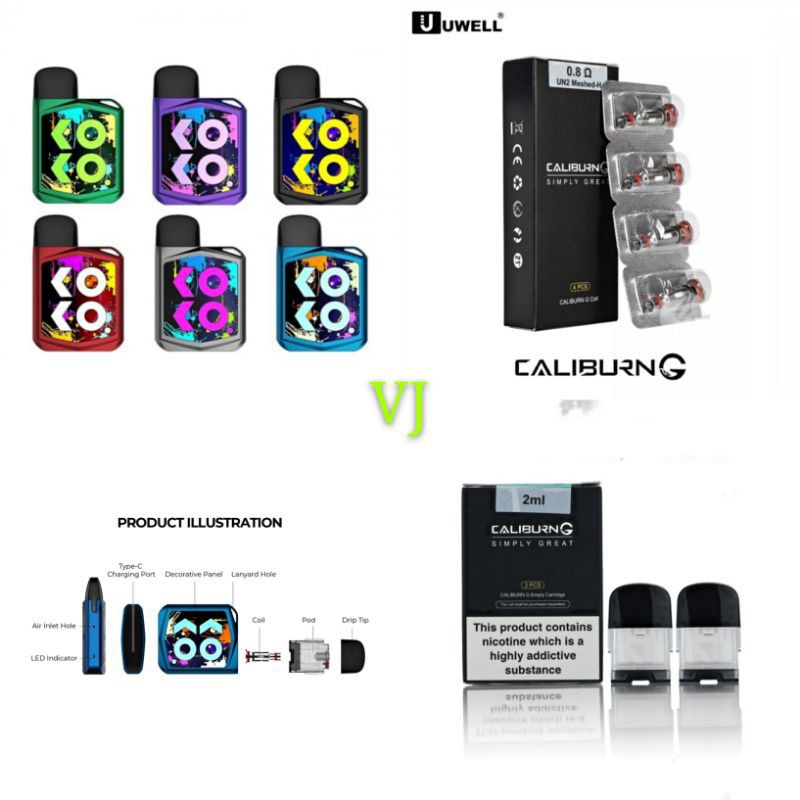 Caliburn koko catridge aladdin pro aladin pro 100% Original uwell ...
