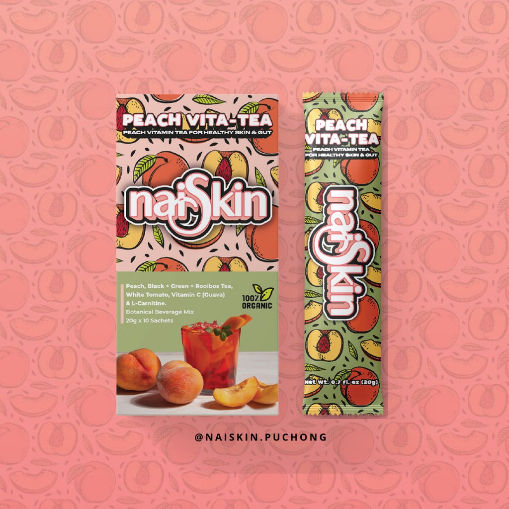 Naiskin Peach Vita-Tea | Shopee Malaysia