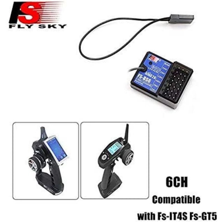 Flysky FS-BS6 6CH Fail-Safe Receiver w/ Gyro Stabilization System For ...