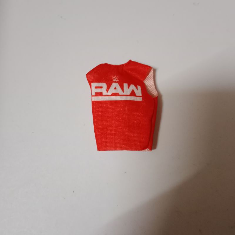 Mattel WWE Team Raw Sleeveless Shirt for 6-inch Wrestling Figure ...